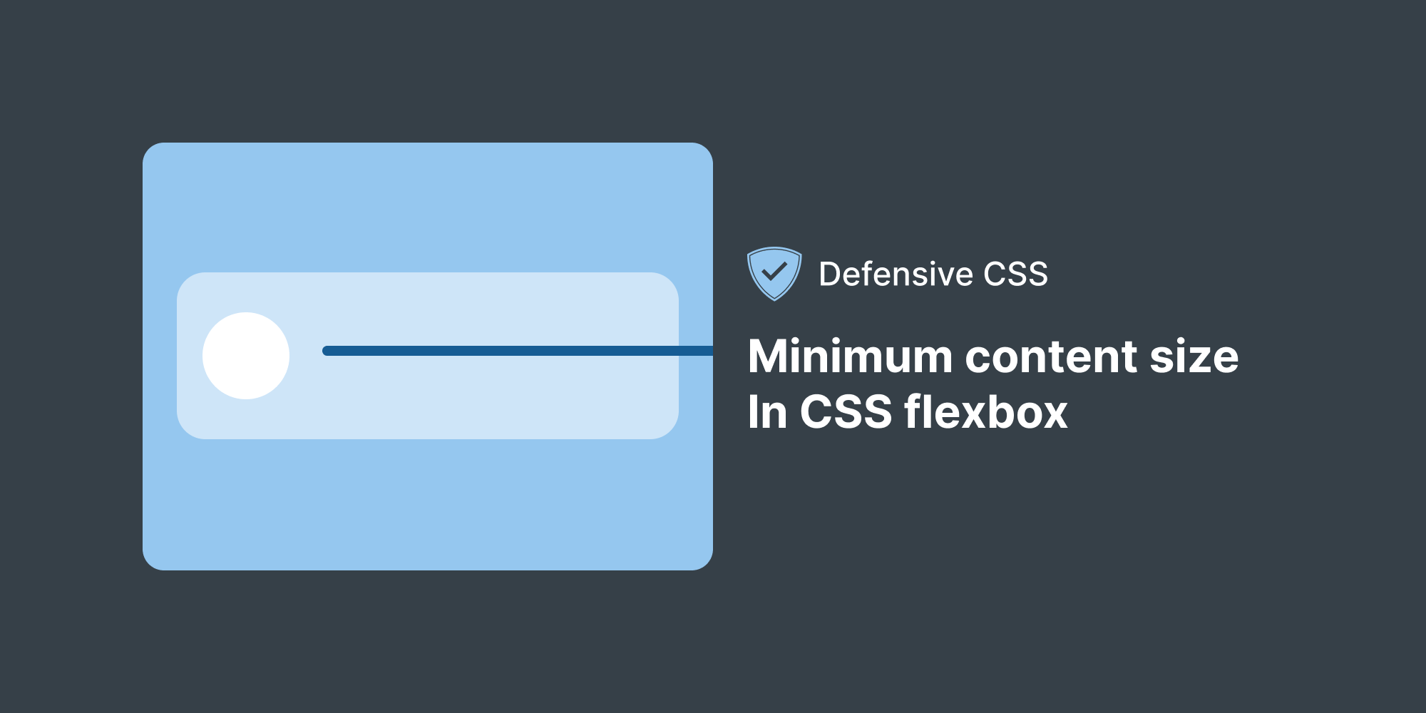 Defensive CSS Minimum Content Size In CSS Flexbox